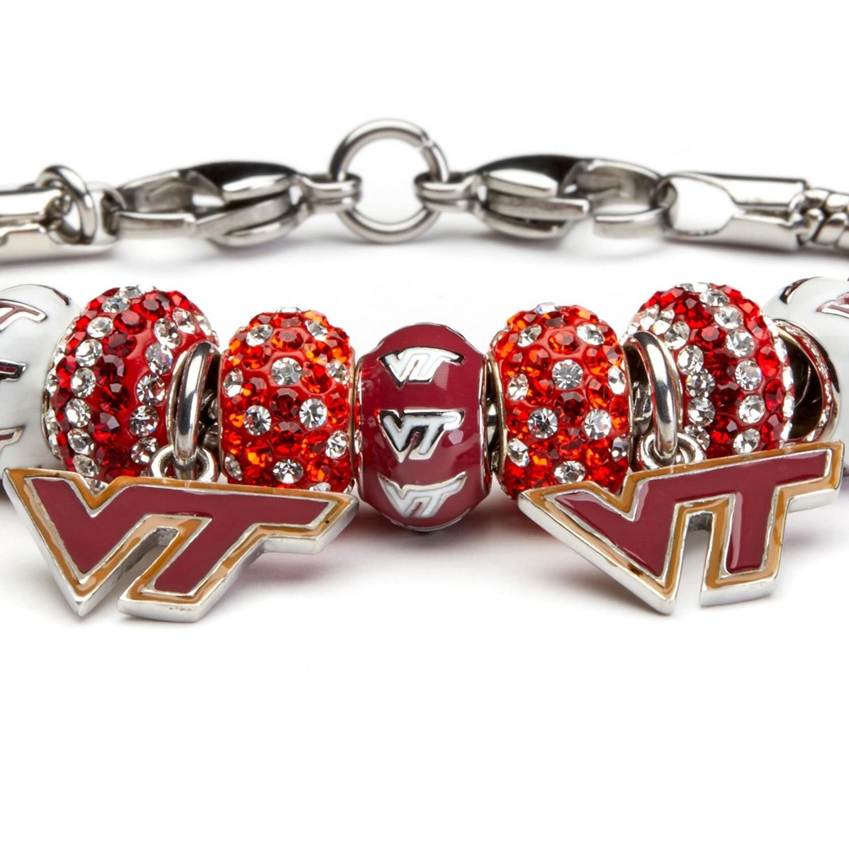 Stone Armory Virginia Tech Bead Charm | Virginia Tech Hokies Jewelry ...