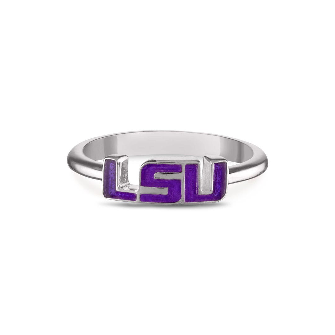 Stone Armory Officially Licensed Sterling Silver LSU Ring – Officially ...