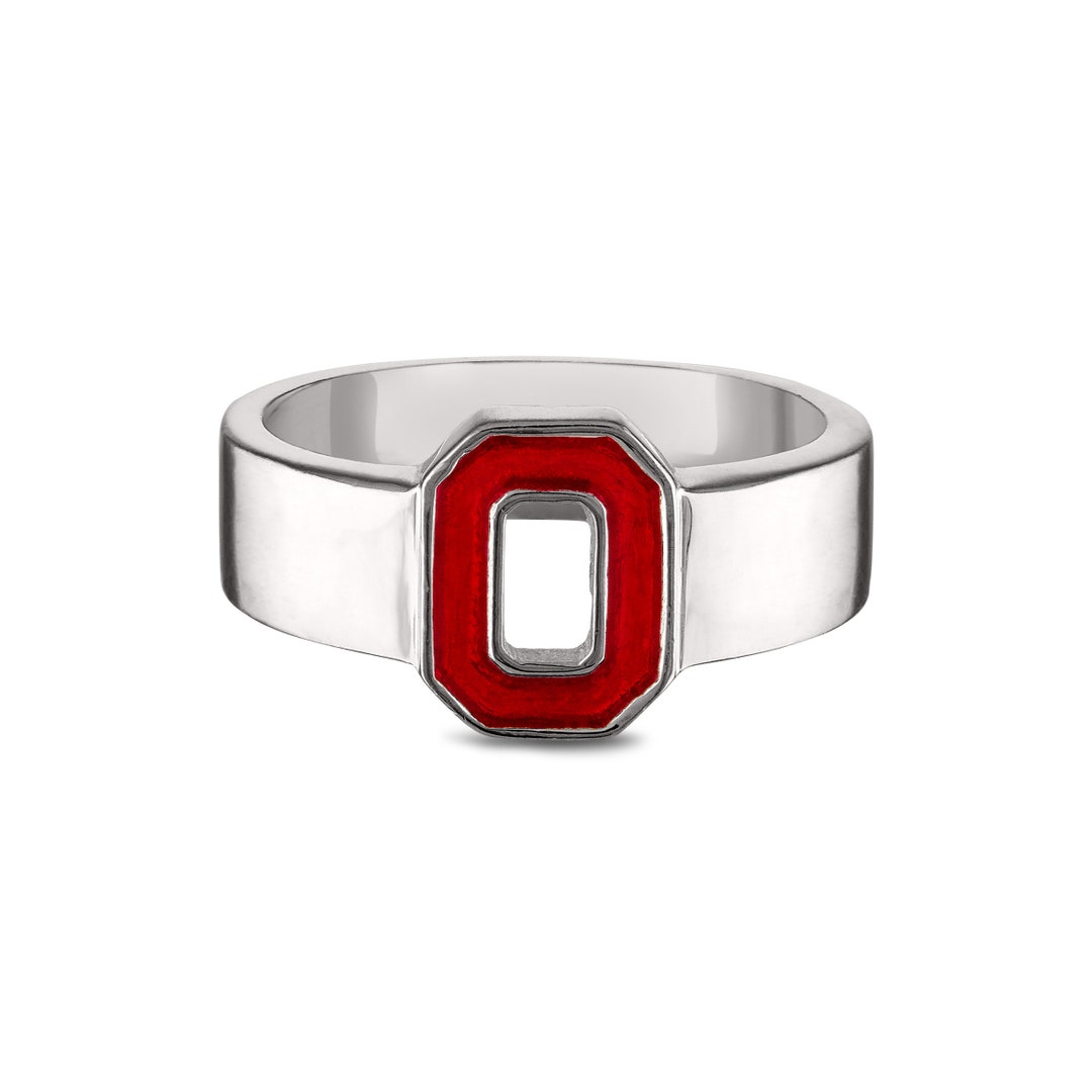 Men's Ohio State Ring Block O | Sterling Silver OSU Jewelry | Ohio ...