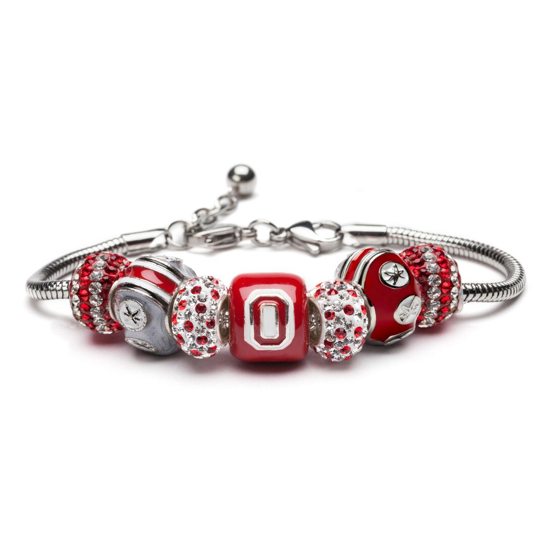 Ohio State Buckeye Bracelet - Etsy