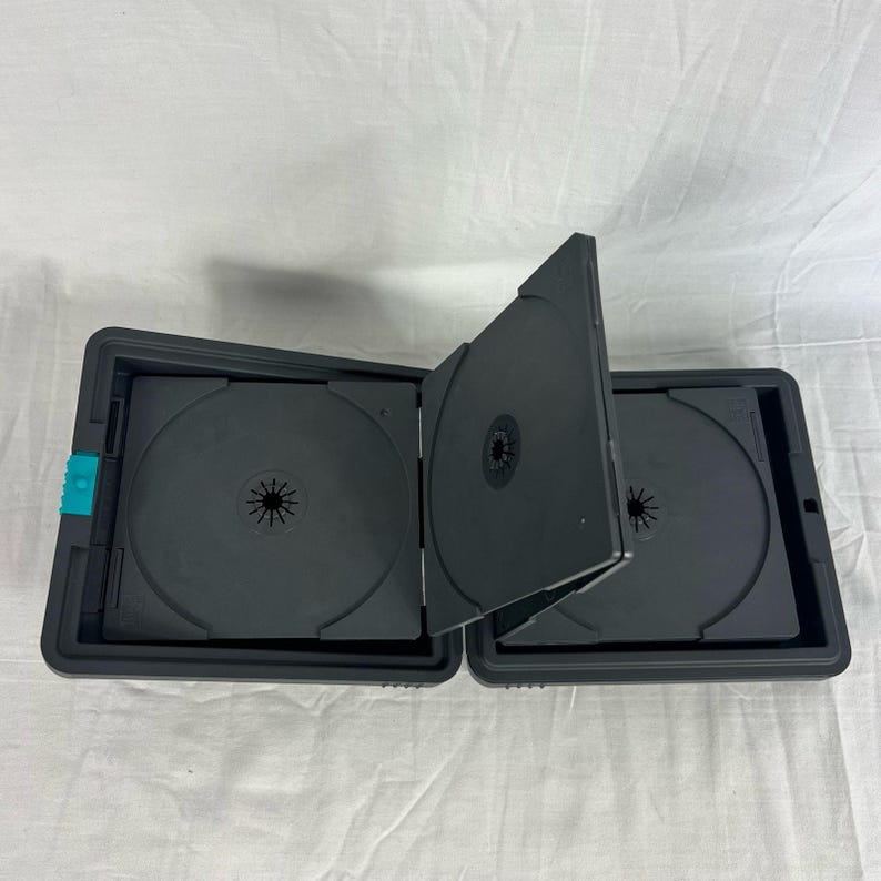 Vintage Laserline Hard Shell CD Storage Case Holds 12 Discs CD Rom ...