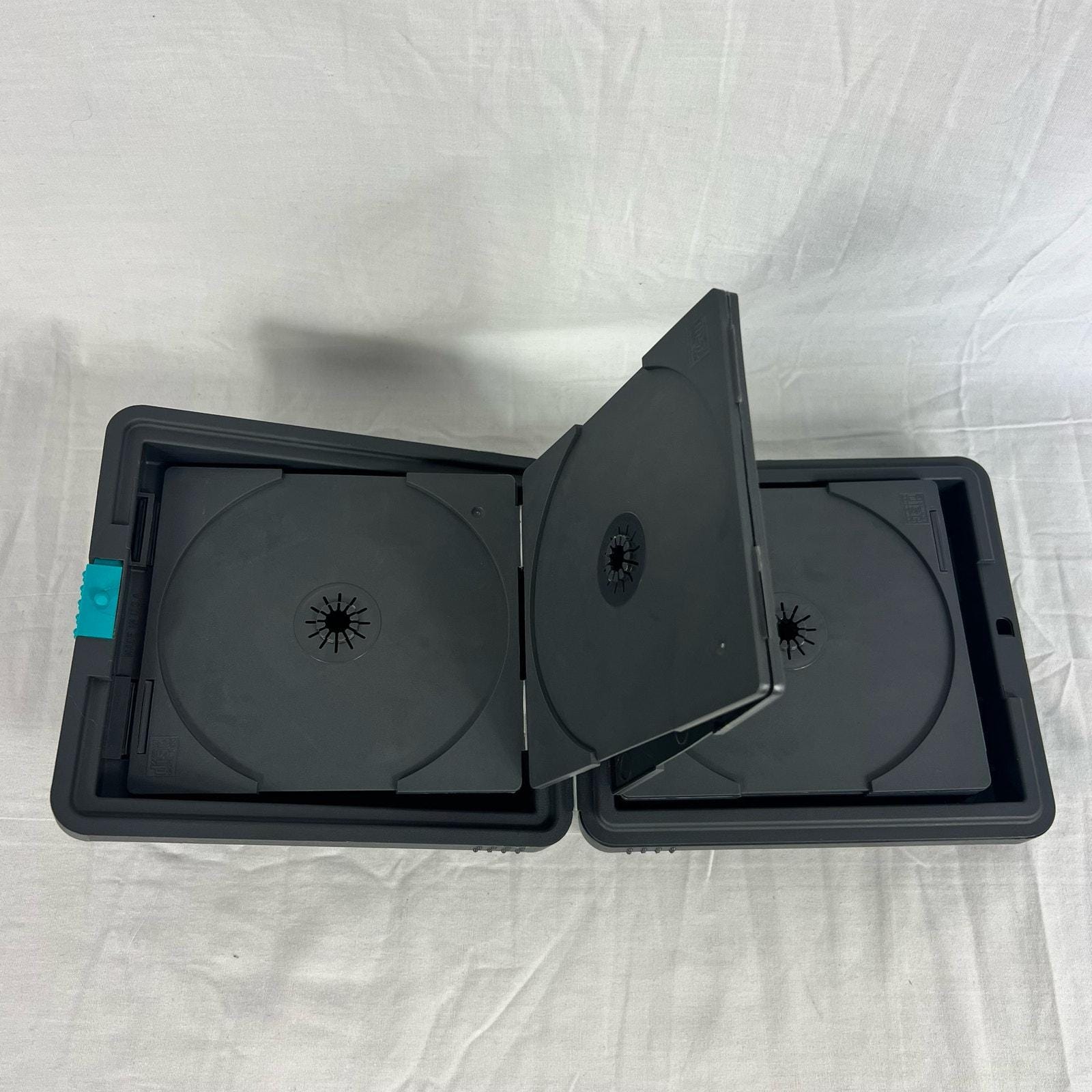 Vintage Laserline Hard Shell CD Storage Case Holds 12 Discs CD Rom ...