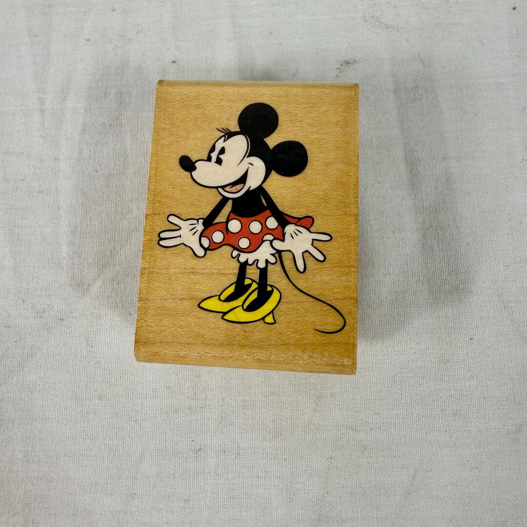 Rubber Stampede 328D Classic Minnie Mouse Stamp Crafts Scrapbooking ...
