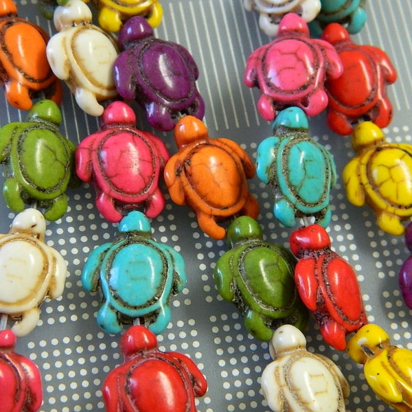 Turtle Glass Beads - Etsy