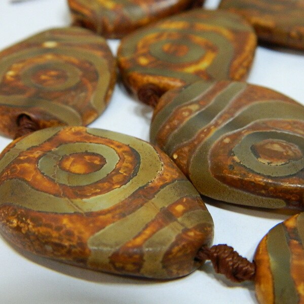 Tibetan Dzi Beads - Etsy