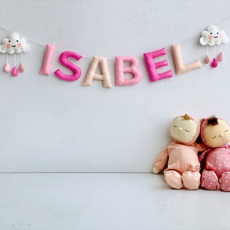 Girl Name Banner - Etsy