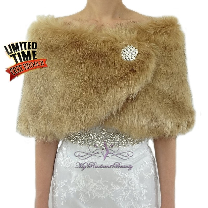 Faux Fur Wrap - Etsy