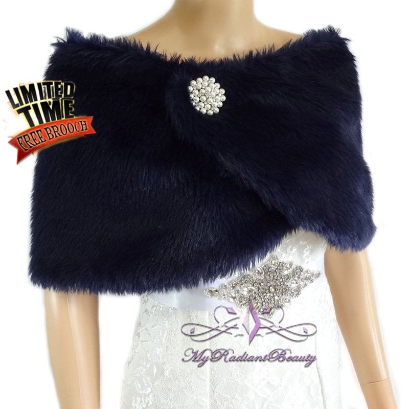 Faux Fur Shawl - Etsy