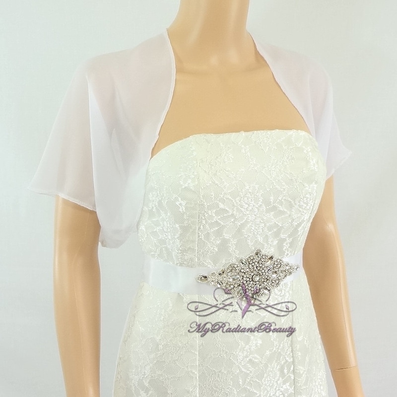 White Evening Jacket - Etsy