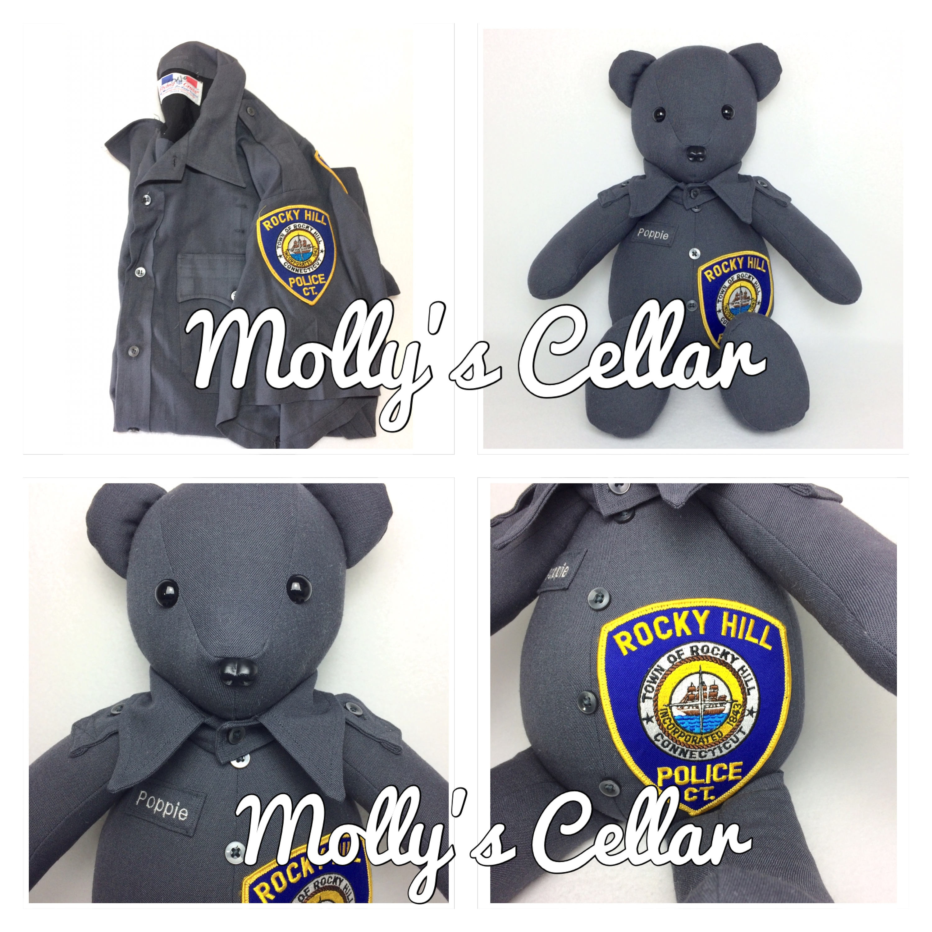 Police bear law enforcement bear bear from police uniform - Etsy