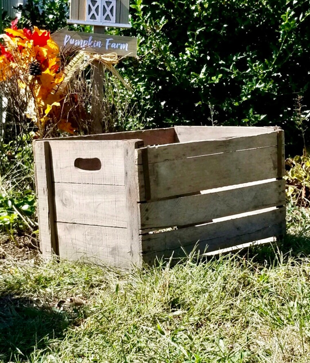Antique Apple Crate - Etsy