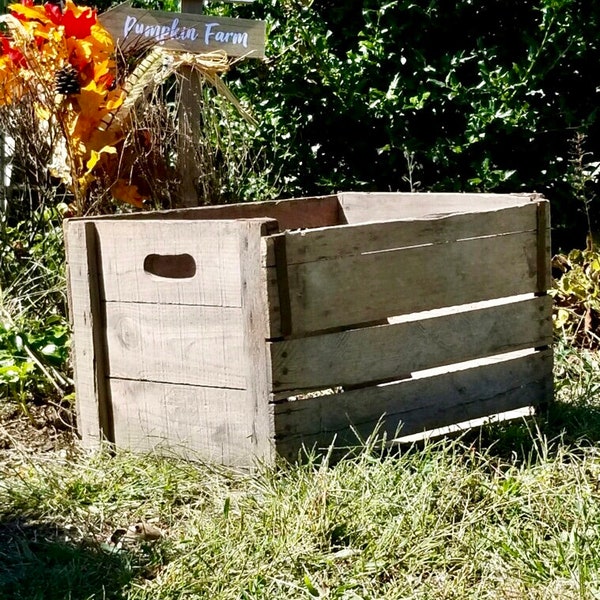 Apple Crate - Etsy