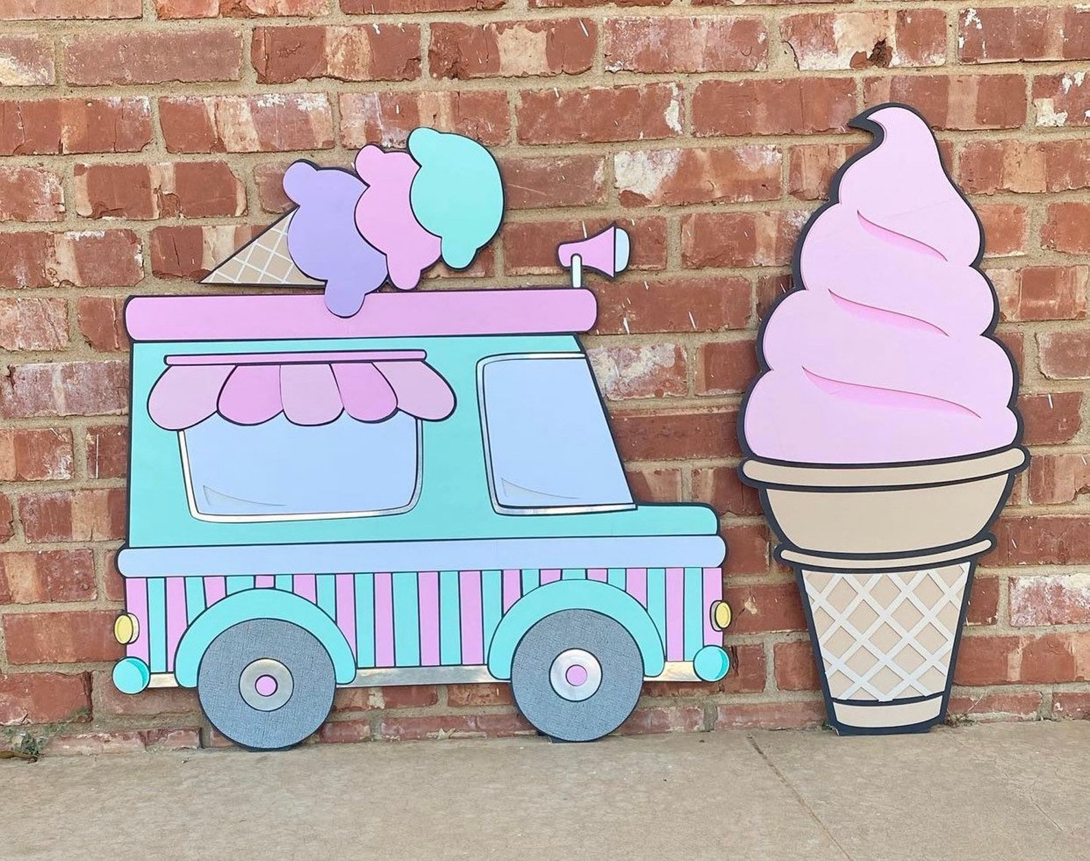 Ice Cream Birthday Party, Ice Cream Birthday Decoration, Ice Cream ...