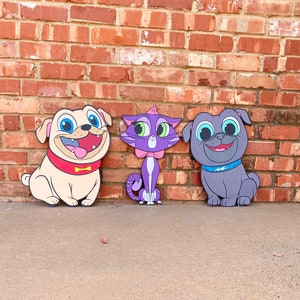 Puppy Dog Pals Birthday Decoration, Puppy Dog Pals Birthday Banner ...