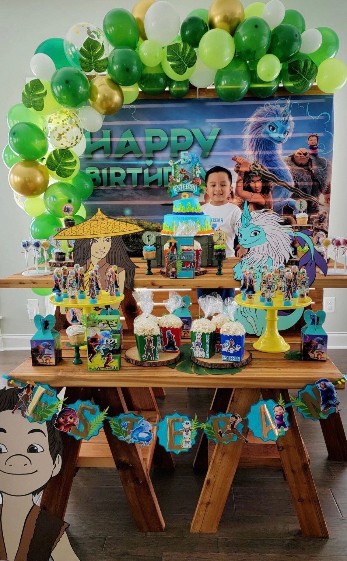 Raya Decor Raya Banner Raya Cake Topper Raya Party - Etsy