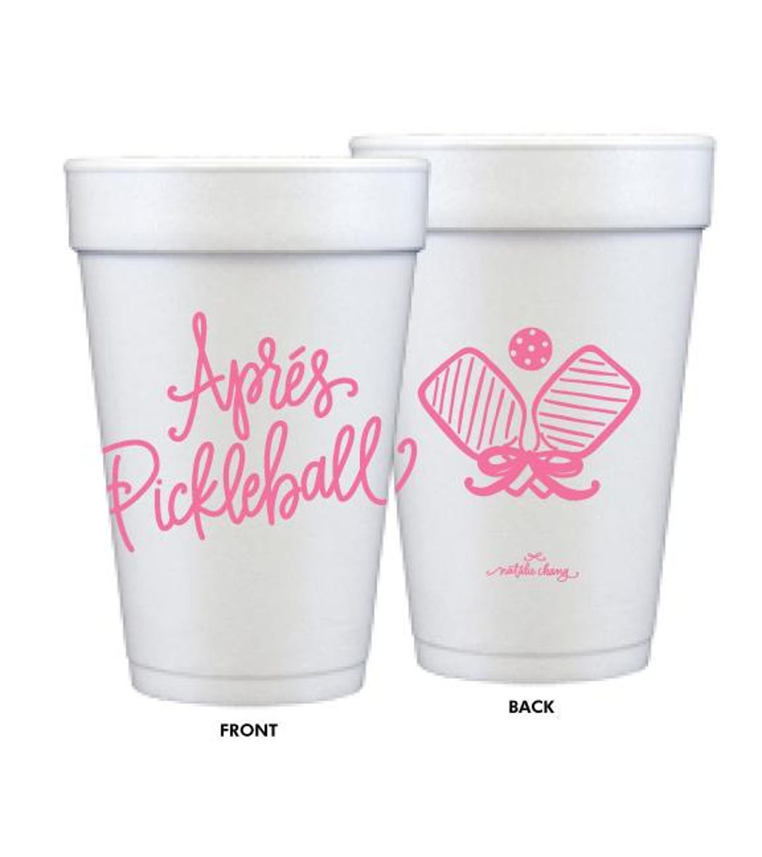 Pickleball | Foam Cups - Etsy