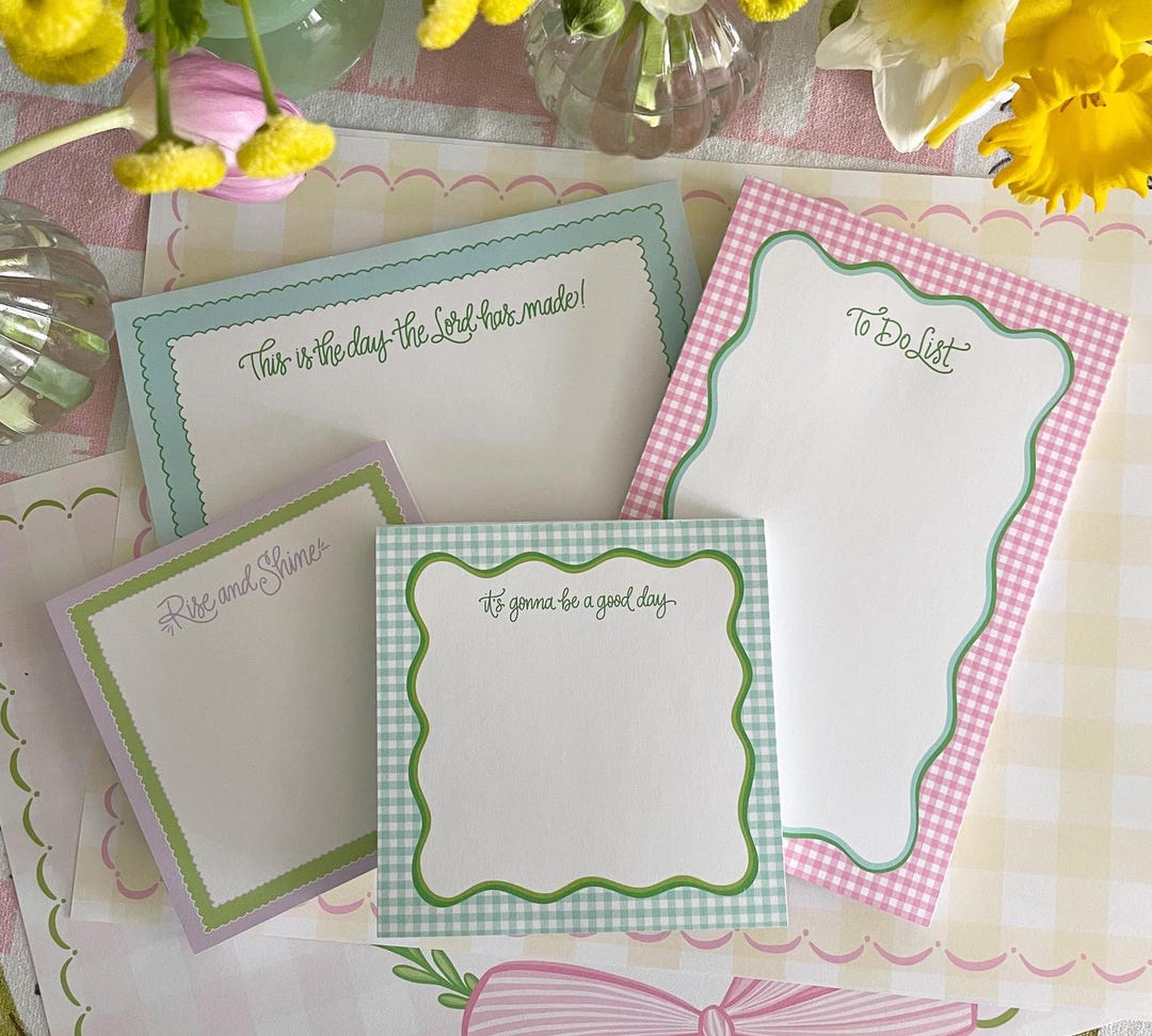 New! Notepads (various Designs) - Etsy