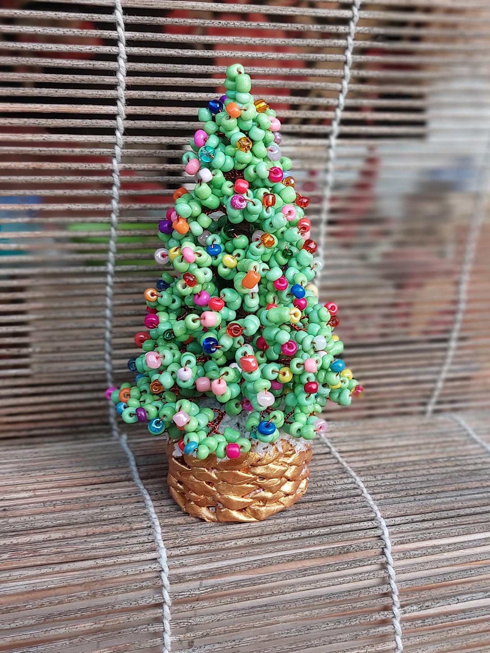 Beaded Christmas Tree - New Year Gift - Christmas Gift - Seed Bead Tree ...