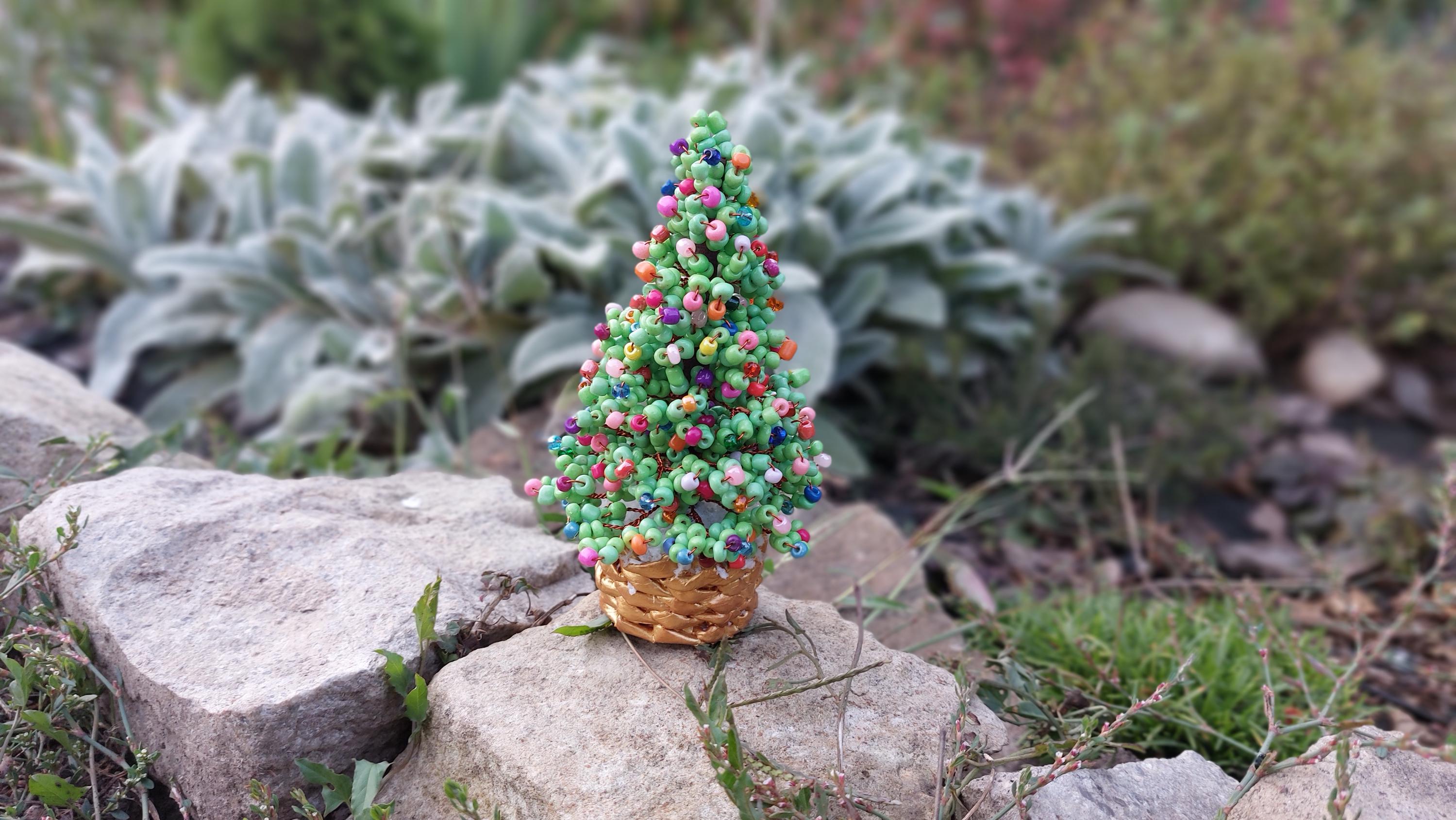 Beaded Christmas Tree - New Year Gift - Christmas Gift - Seed Bead Tree ...