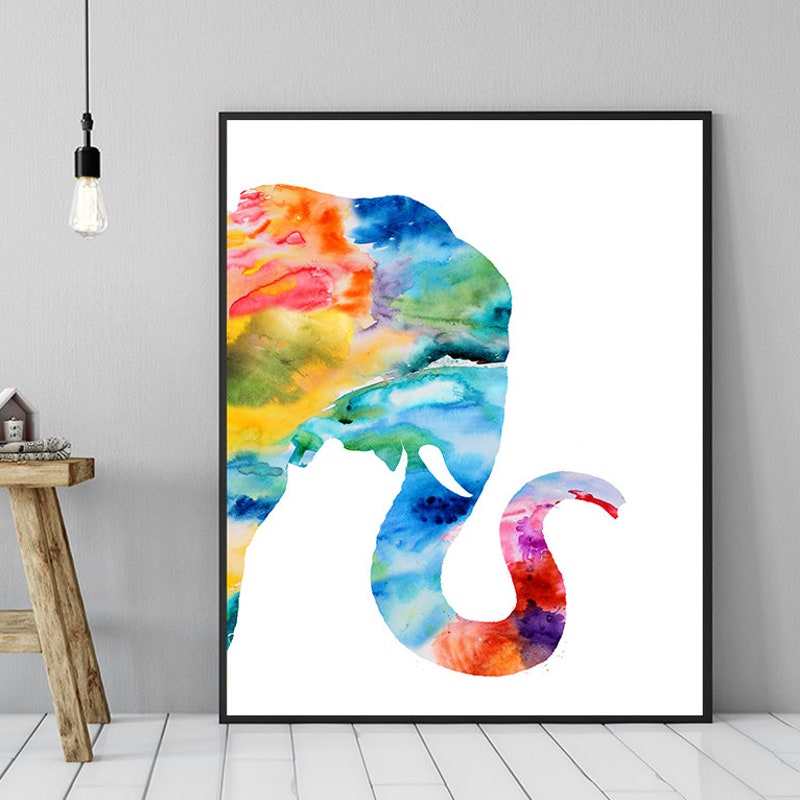 Elephant Poster - Etsy