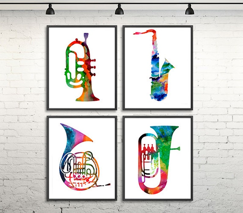 Music Art Musical Instrument Jazz Art Jazz Print Jazz - Etsy