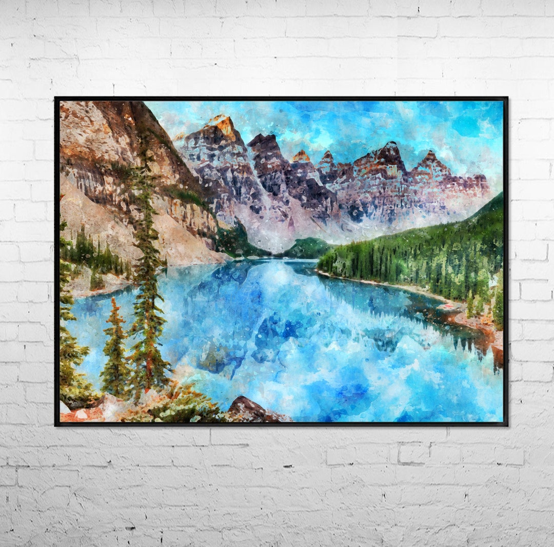 Banff Art Print, Banff Poster, Banff Wall Art, Canada Art Print ...