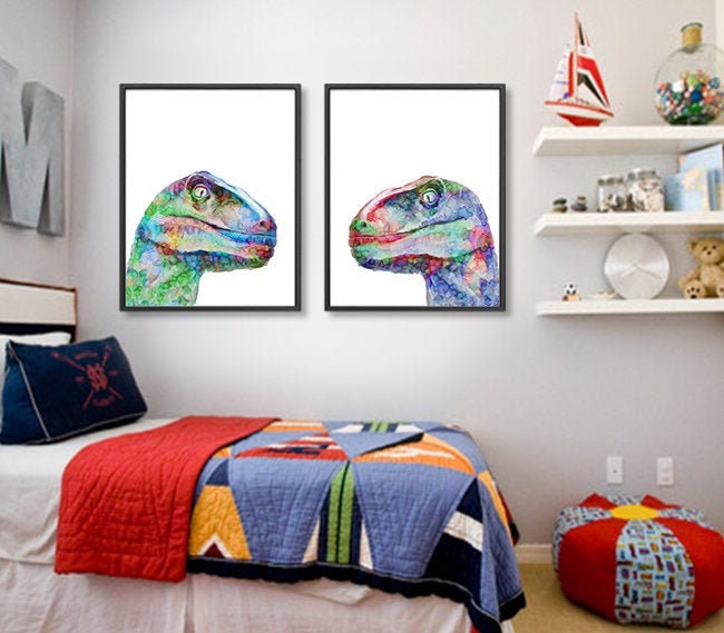 T-rex Dinosaur Print Nursery Dinosaur Decor Jurassic Park Art | Etsy