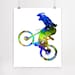 Extreme Sport Poster Sport Print Bicycle Print BMX Tricks - Etsy