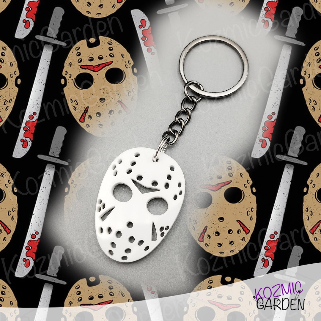 Jason Voorhees Mask Keychain Friday the 13th Horror Collectible - Etsy