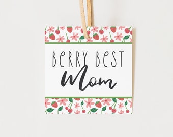 Printable 2" Happy Mother's Day Tag - Heart - Mother's Day - Gift Tag ...