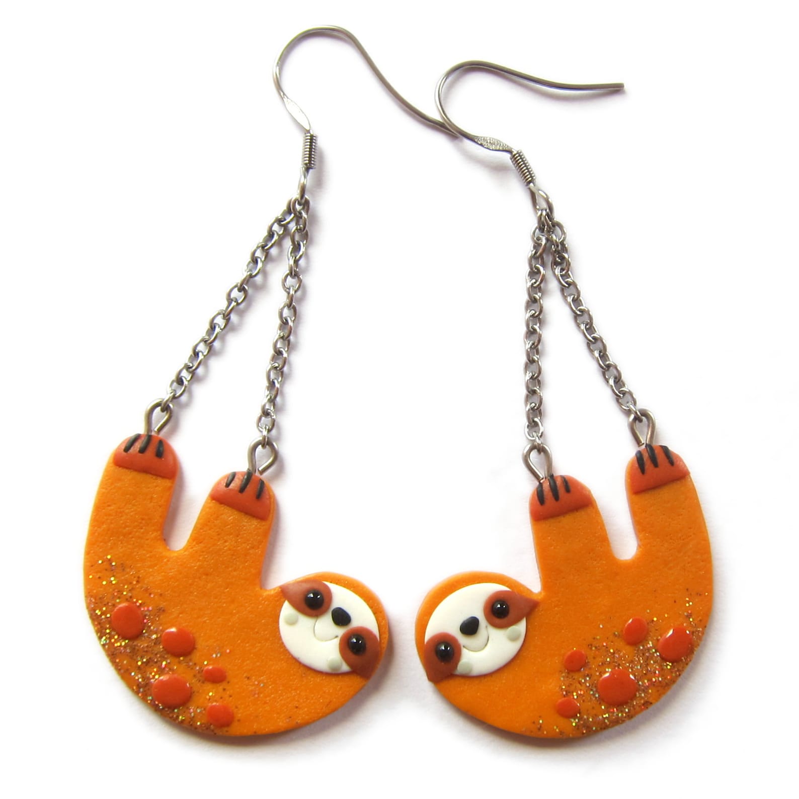 Sloth Earrings Sloth Jewelry Animal Earrings Cute Animal - Etsy