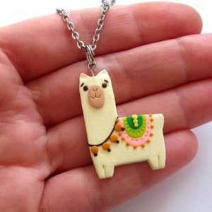 Llama Necklace, Llama Pendant, Llama Jewelry, Llama Birthday, Llama ...
