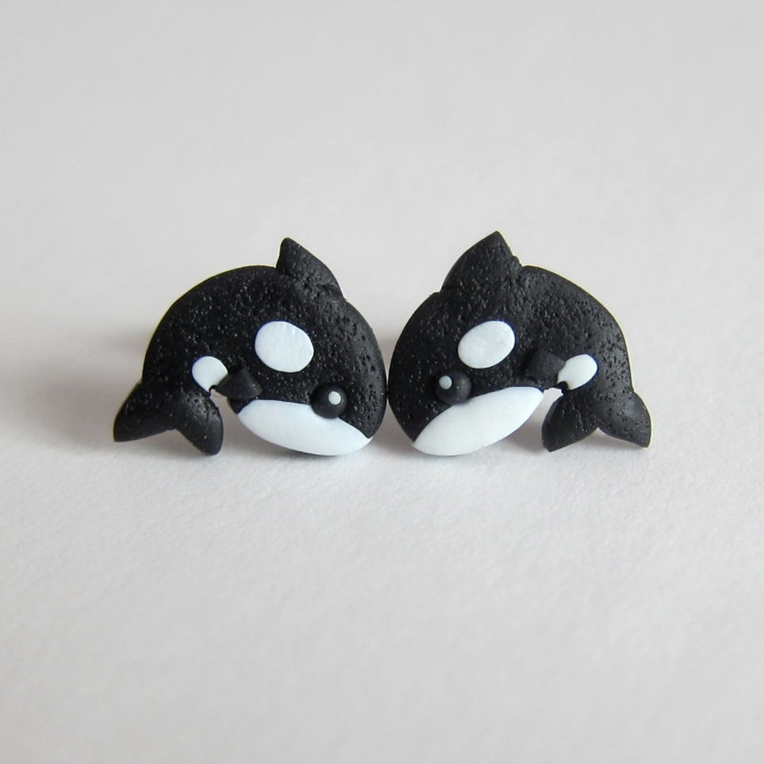 Christmas Gift Ideas, Orca Earrings, Orca Jewelry, Killer Whale ...