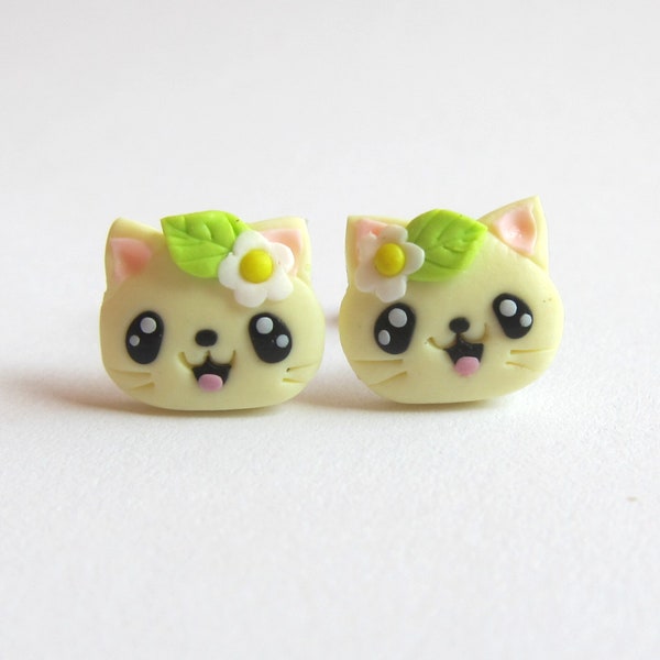 Polymer Clay Cat - Etsy