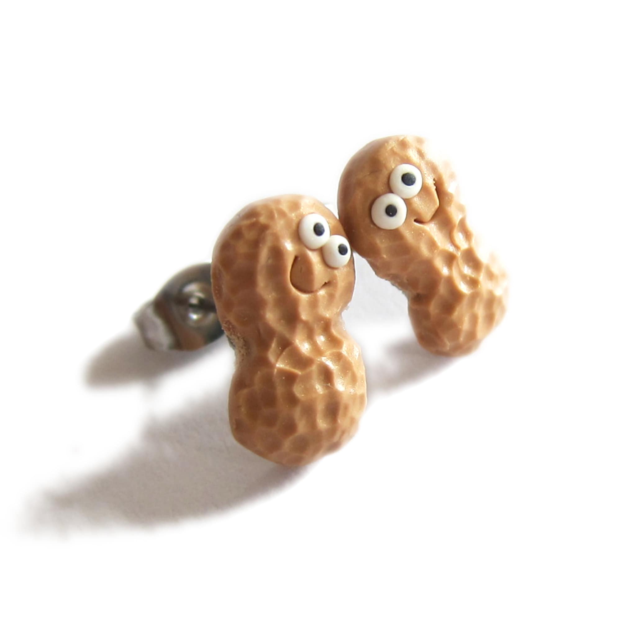 Funny Peanut Earrings Peanut Jewelry Peanut Seeds Peanut - Etsy UK