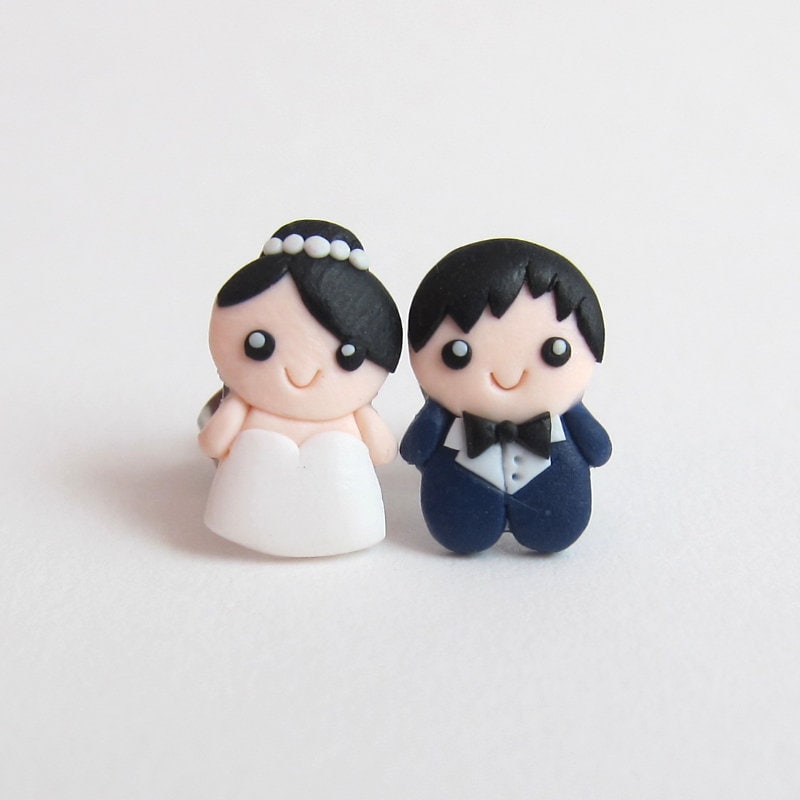 Clay Bride and Groom - Etsy