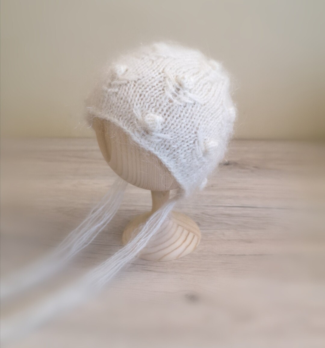 Gorro de mohair recién nacido / Gorro de recién nacido / Gorro - Etsy España