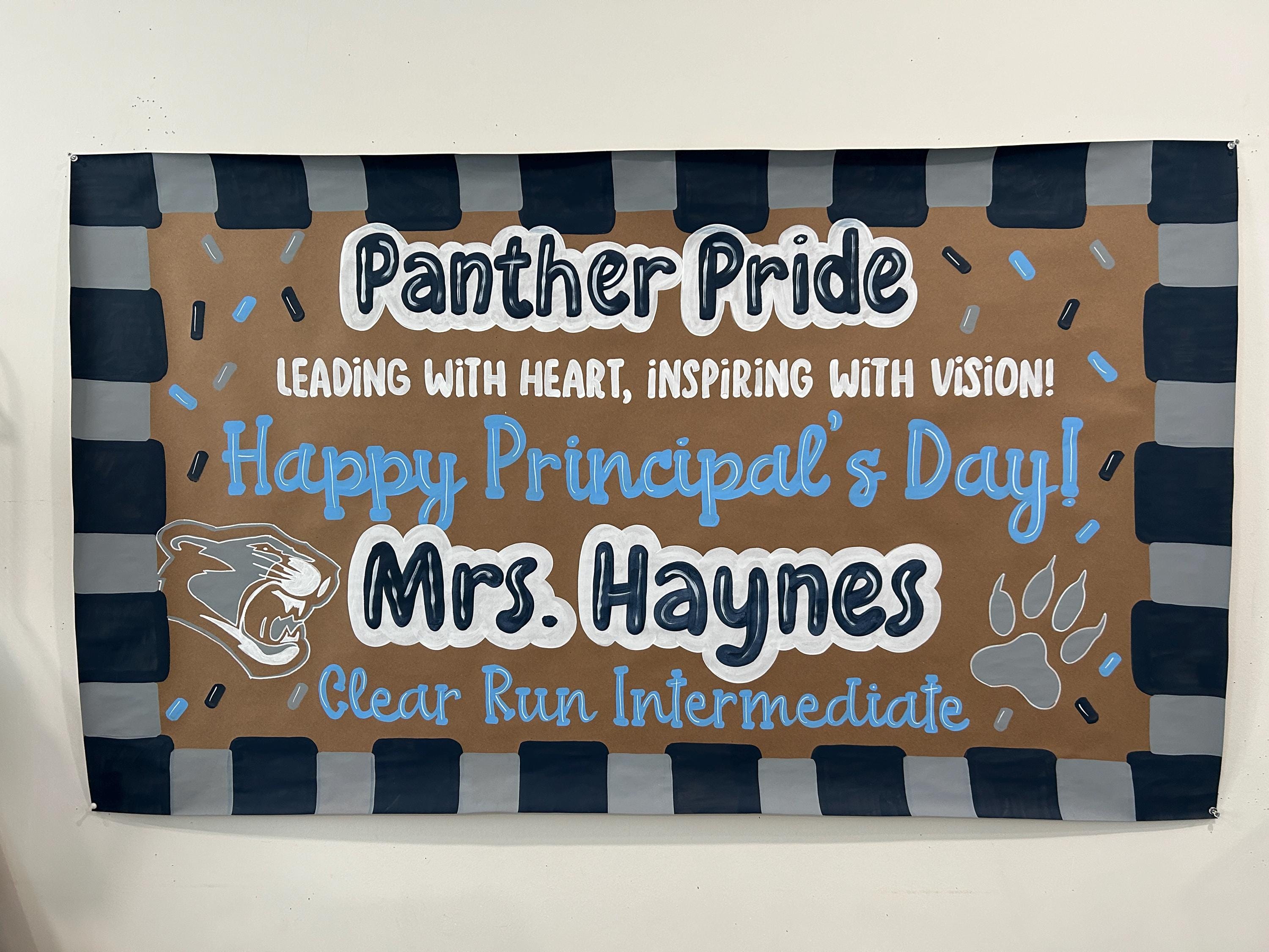 Teacher Banner | School Banner | Customized Banner | Hand-painted ...