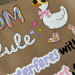 Golden Rule Classroom Banner | School Banner | Customized Banner | Hand ...