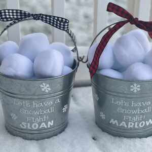 Snowball Bucket | Inside Snowball Fight | Let's Have a Snowball Fight ...