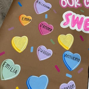 Valentine's Day Banner | Sweethearts | Mason Jar of Hearts | Classroom ...