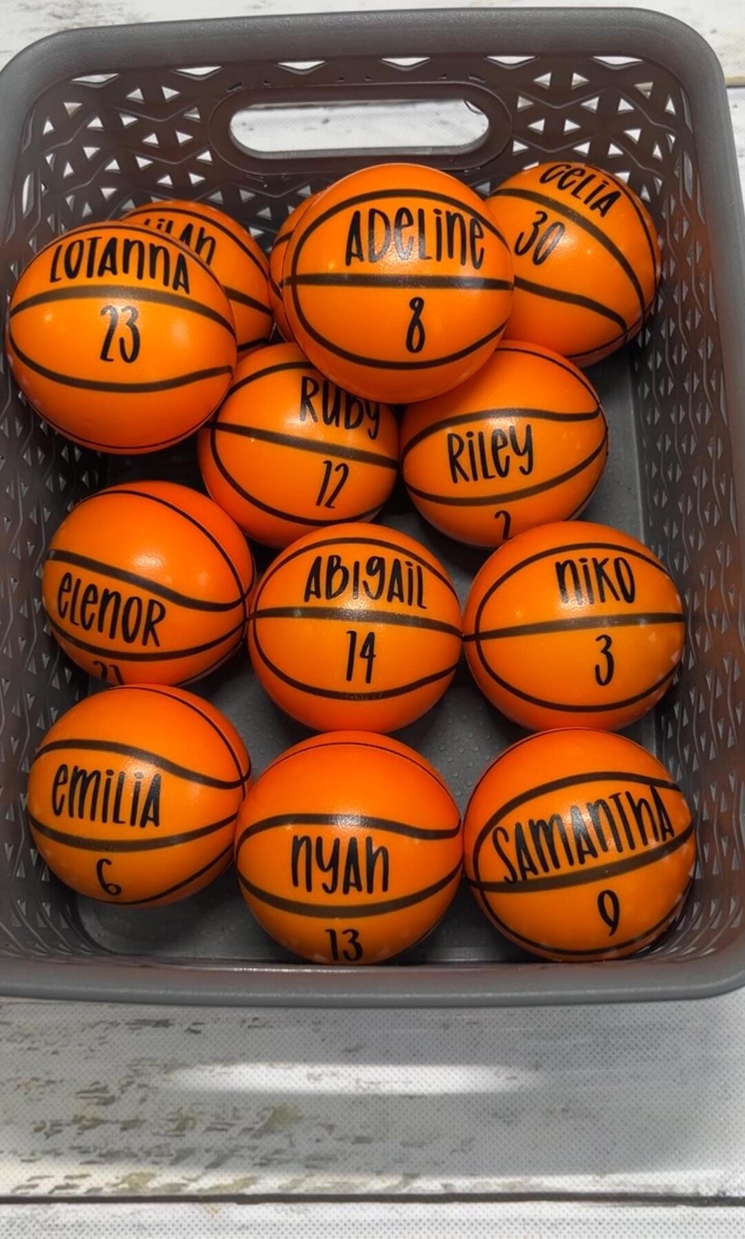 Personalized Mini Basketballs | Party Favors | Sports Gifts | Goodie ...