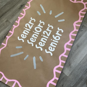 High School Senior Banner | Back to School | Customized Banner | Hand ...