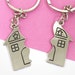 His and Hers New Home Keyrings, Housewarming Keychains, Moving House ...