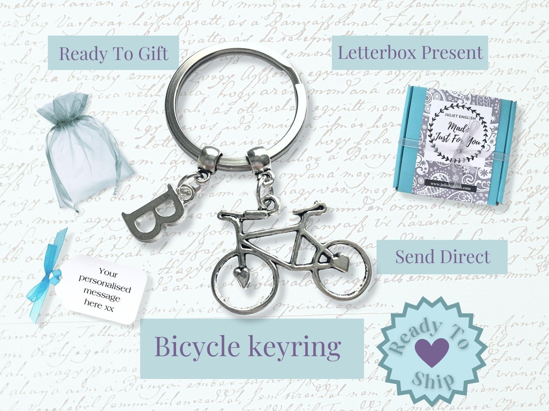 Bicycle Key Ring Cycling Lover Bag charm Ladies Keychain - Etsy.de