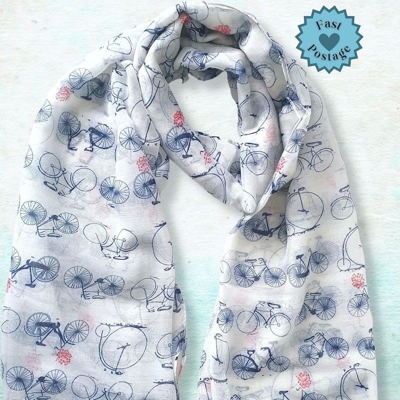 Silk Cycling Scarf - Etsy UK