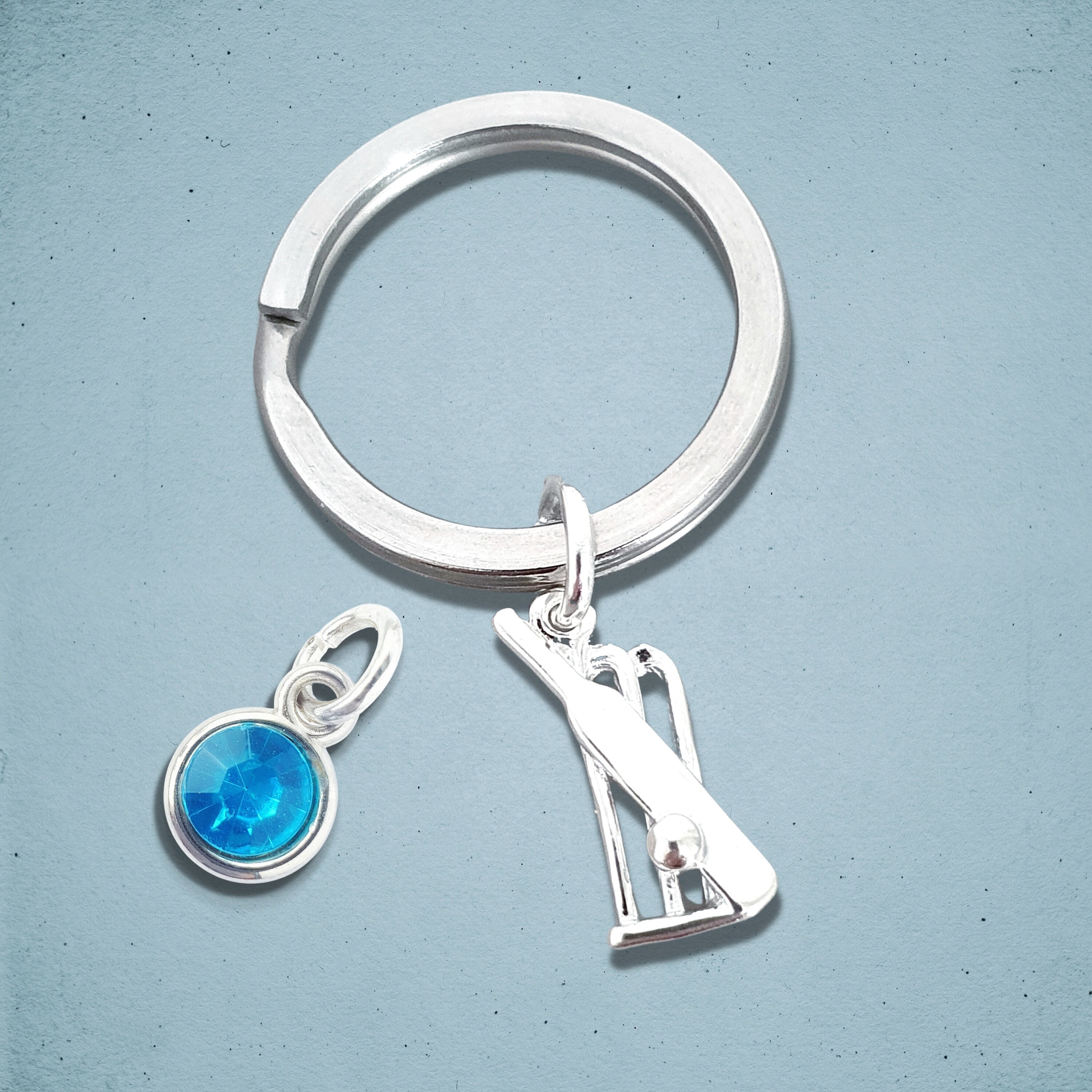 Cricketer Keyring Cricket Stump Keychain Boyfriend Husband - Etsy UK