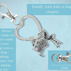 Caravan Key Ring, Personalised Novelty Camper Owner Keychain ...