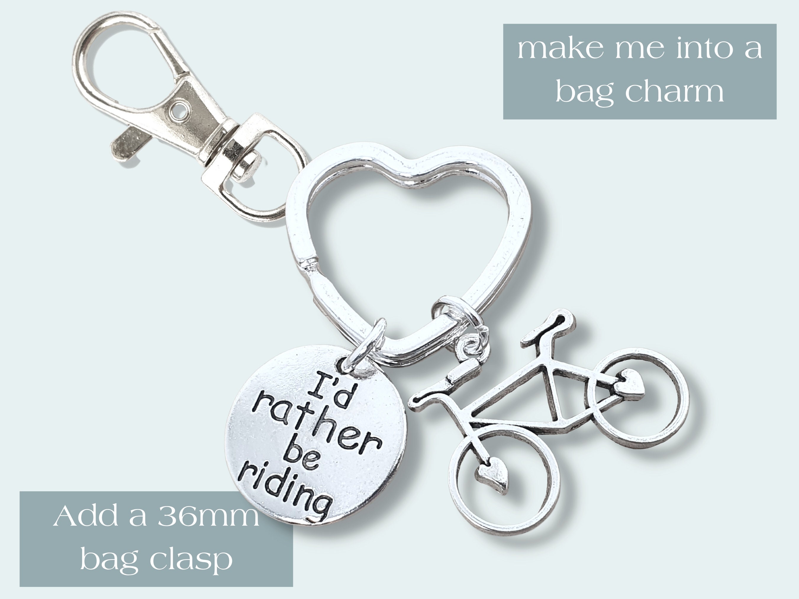 Bicycle Keyring for Bike Rider Cyclist Keychain Personalised - Etsy ...