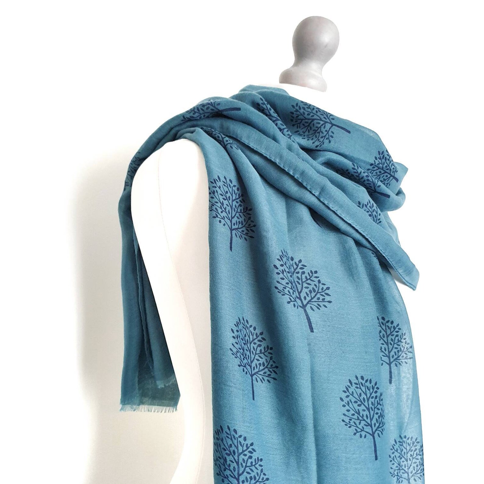Personalised Womens Tree Print Scarf Mulberry Tree Print Wrap - Etsy UK